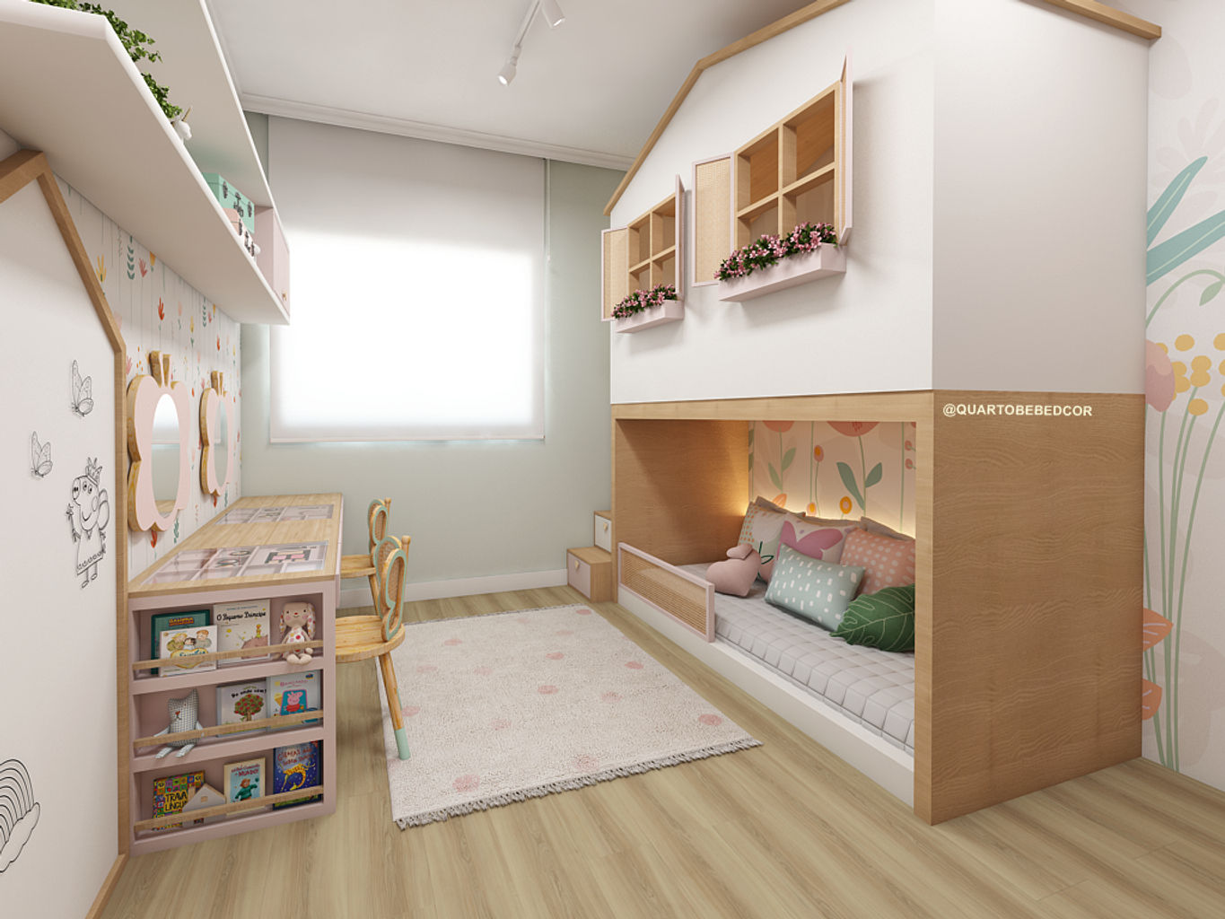 Quarto infantil com beliche planejado | homify
