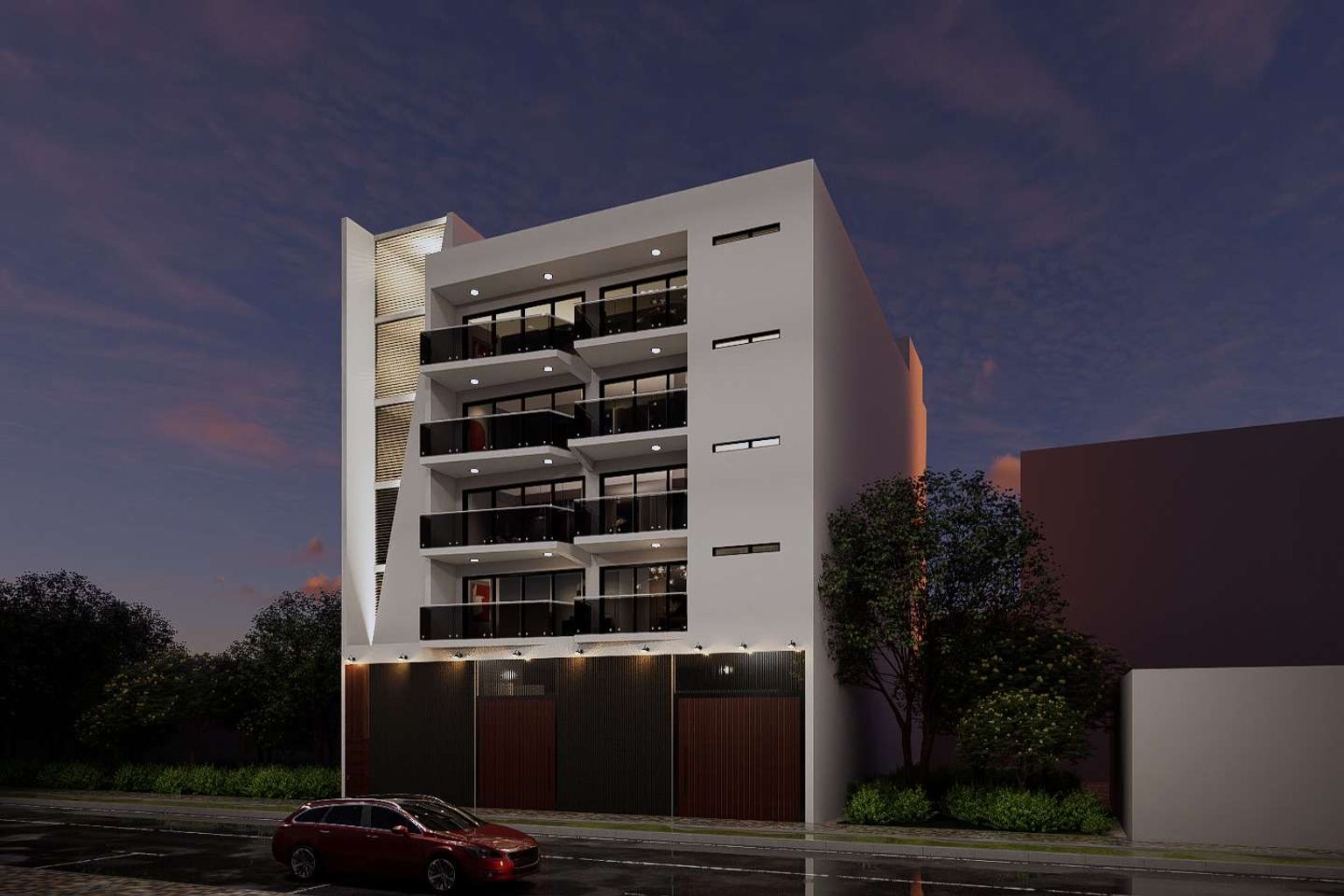 Diseño arquitectonico e interiores edificio 6 niveles | homify