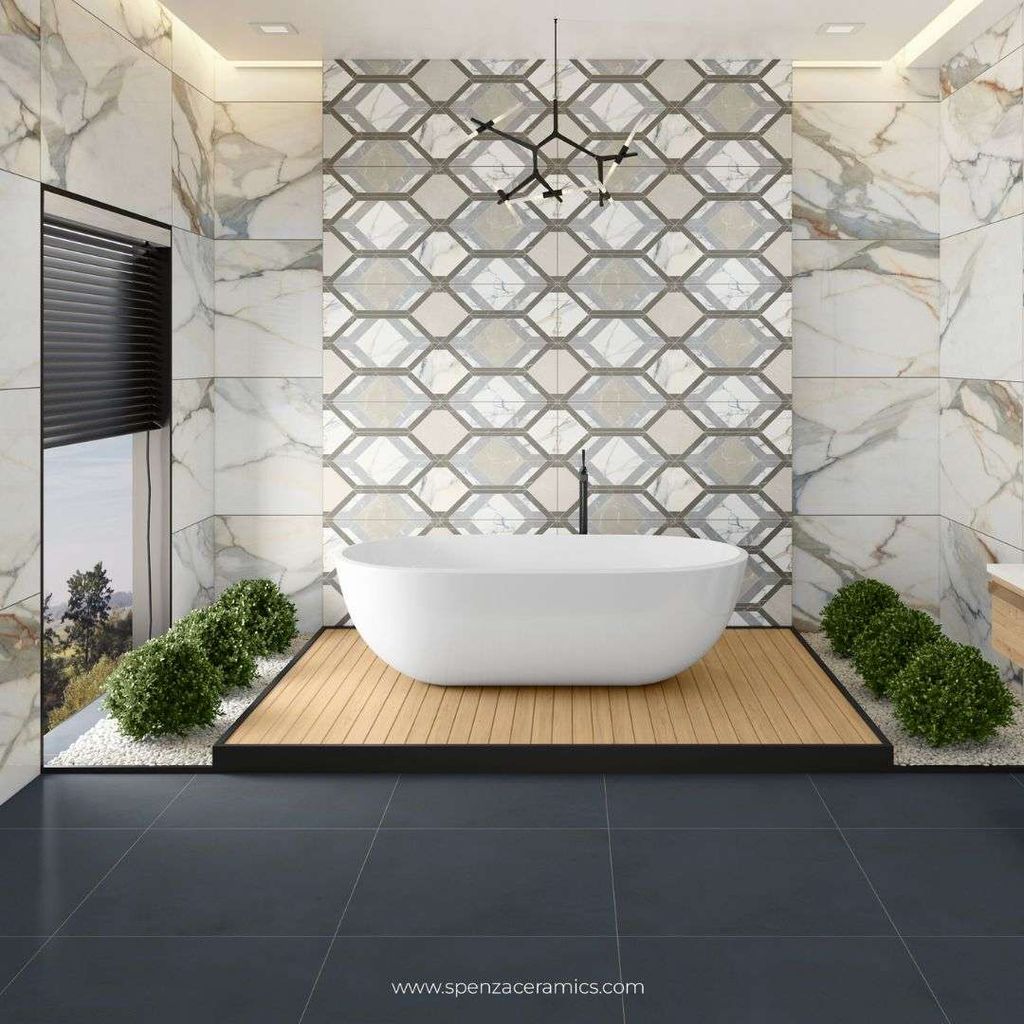 Paramont white wall tiles from prisma collection by spenza ceramic | homify