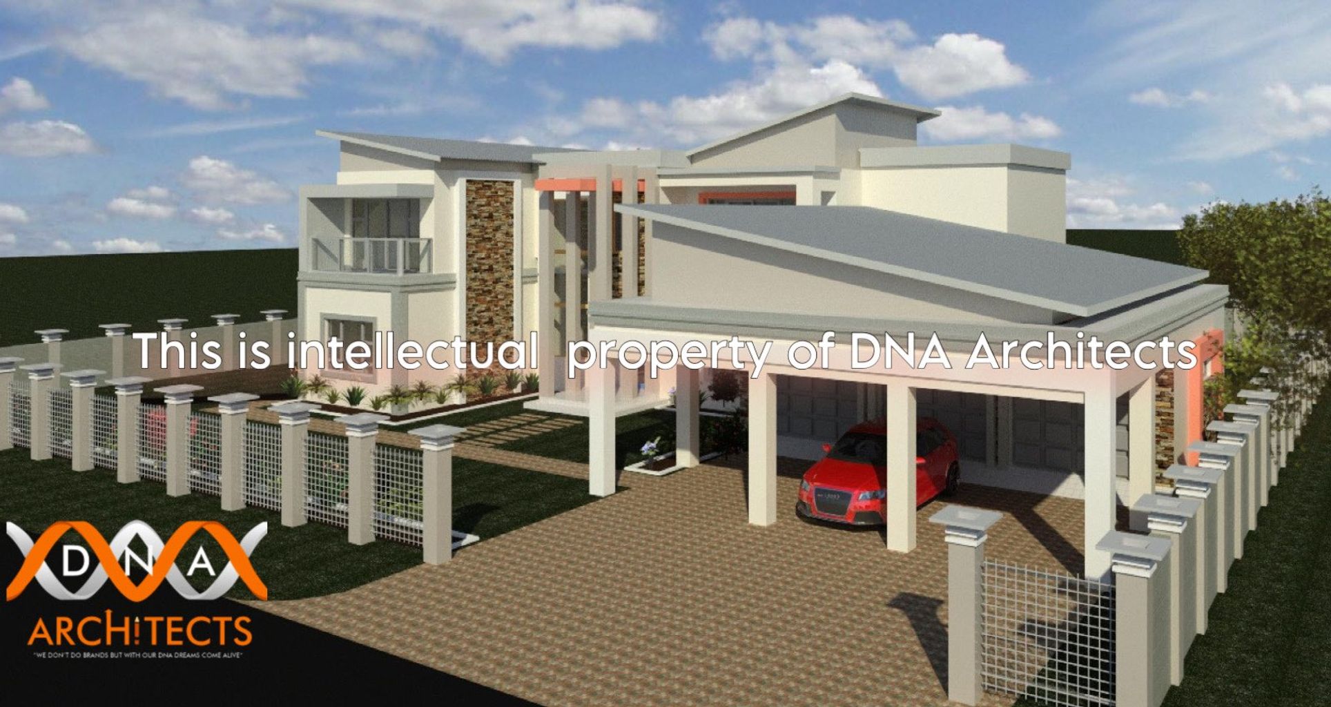 2d drawings to 3d renderings, dna architects sa | homify