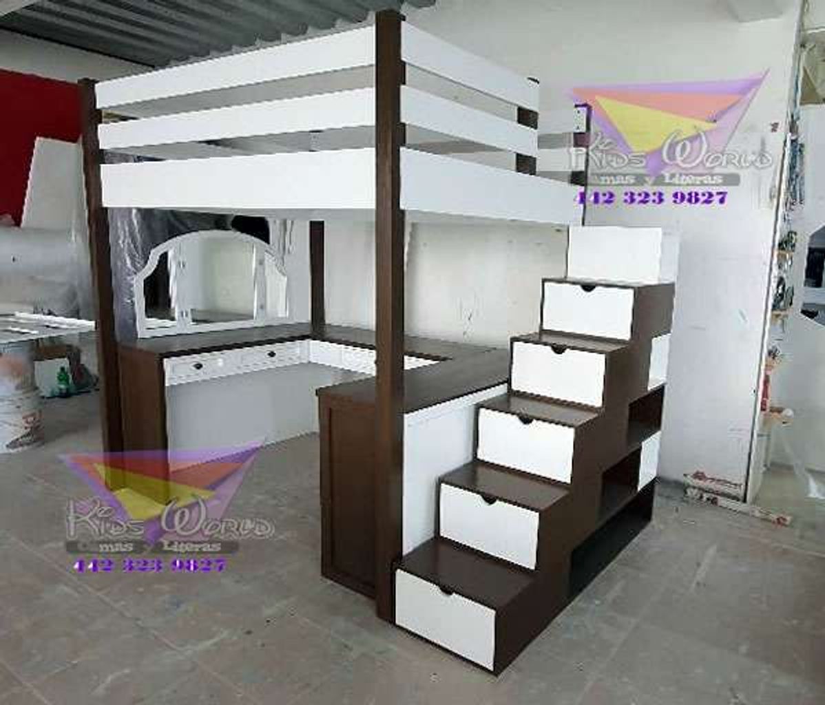 Hermosas camas altas estilo loft | homify