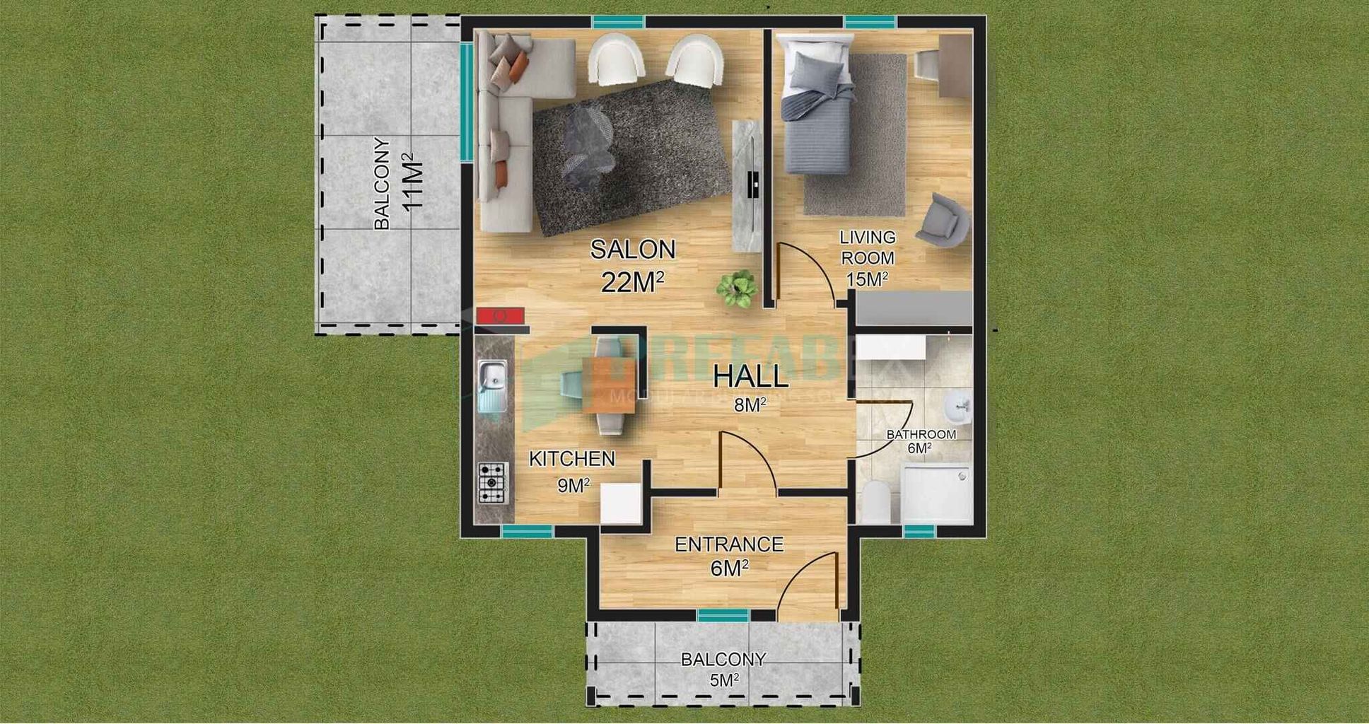 Steel home- 82 m², prefabex modular building solutions | homify