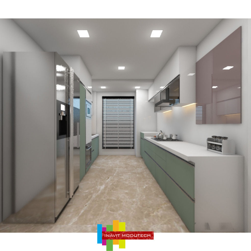 Parallel modular kitchen design | homify