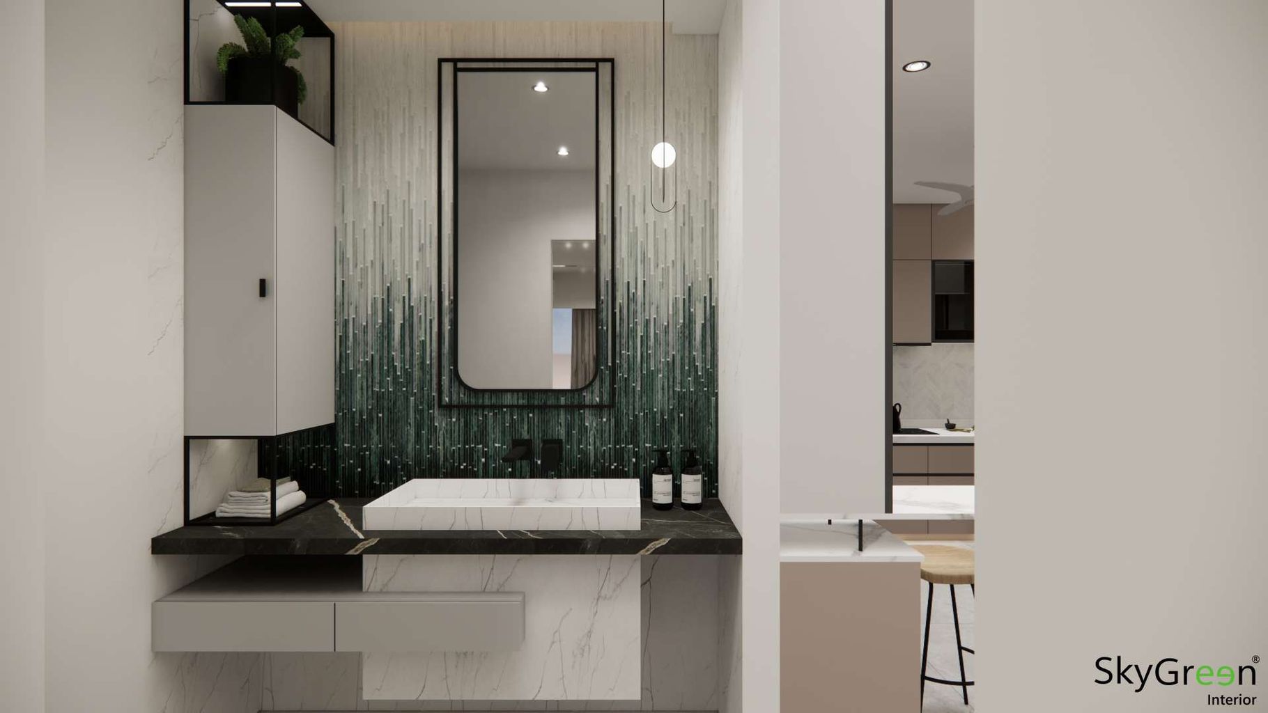 Double height penthouse designed by skygreen interior | homify