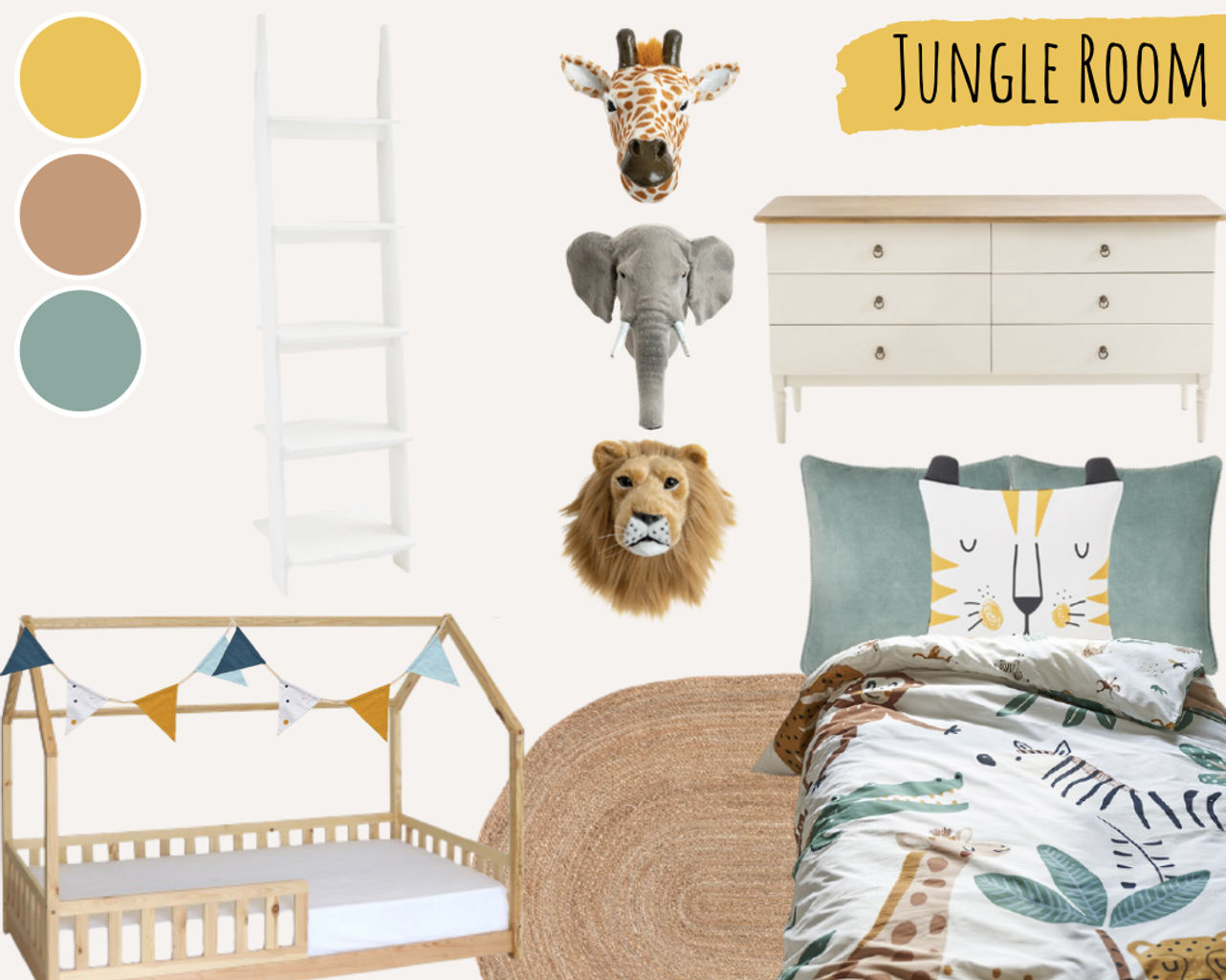 Jungle bedroom, matilde morais | 호미파이 & homify