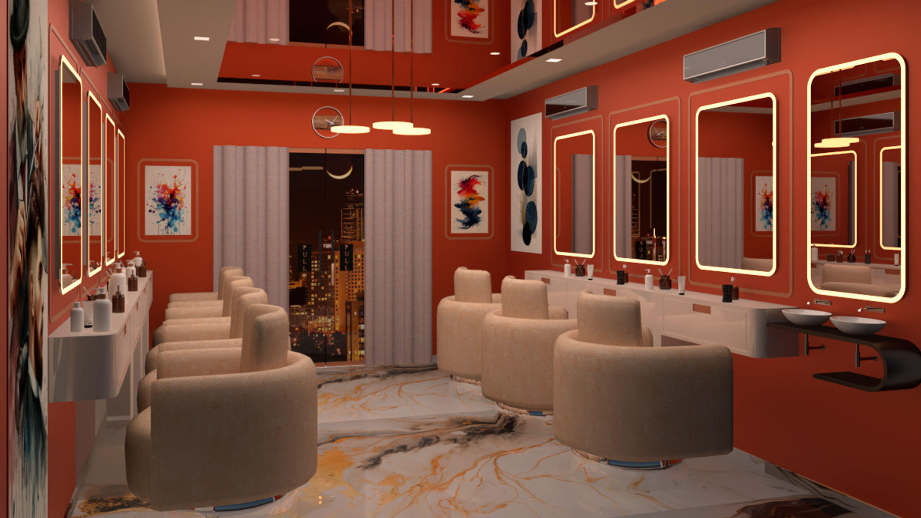 Qc interiors' transformative hair salon design | homify