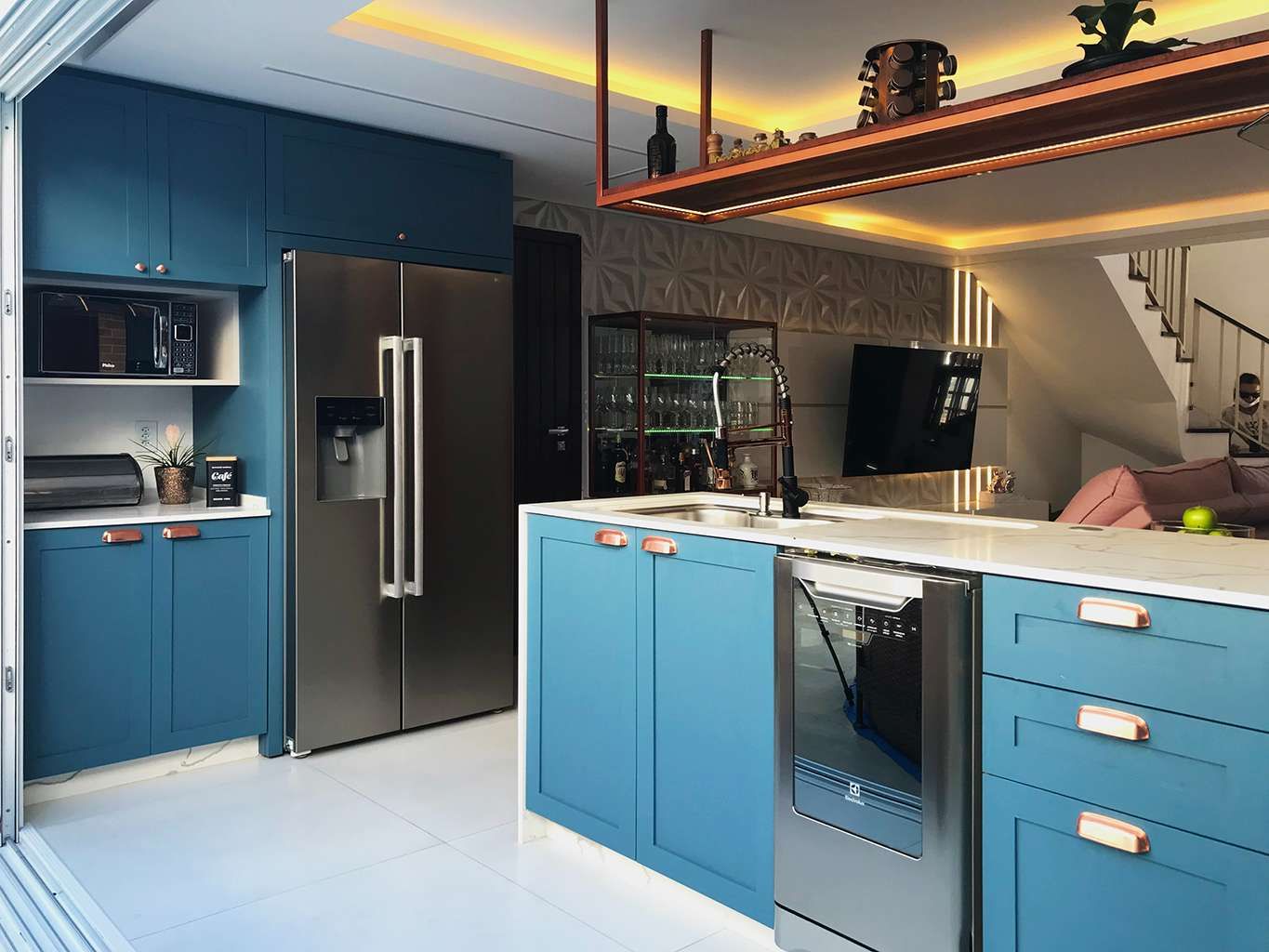 Cozinha azul secreto | homify