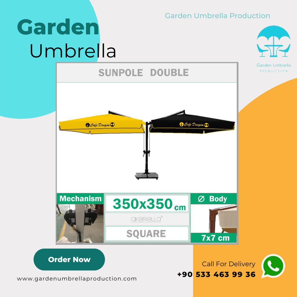 Telescopic system garden umbrella, garden umbrella production | homify