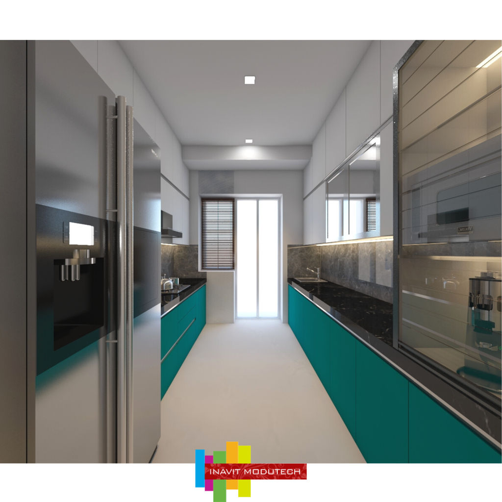 Parallel modular kitchen design | homify
