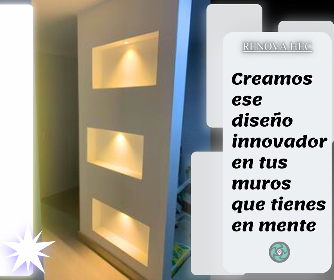 Diseño de muro de tablaroca | homify