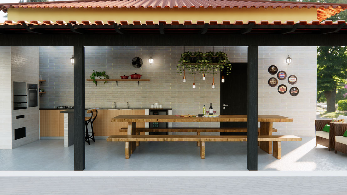 Área gourmet rústica | homify