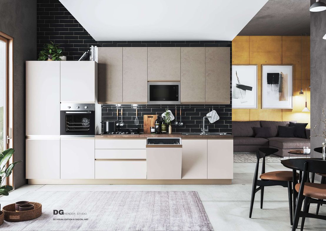 Modellazione 3D e Rendering Cucine | homify
