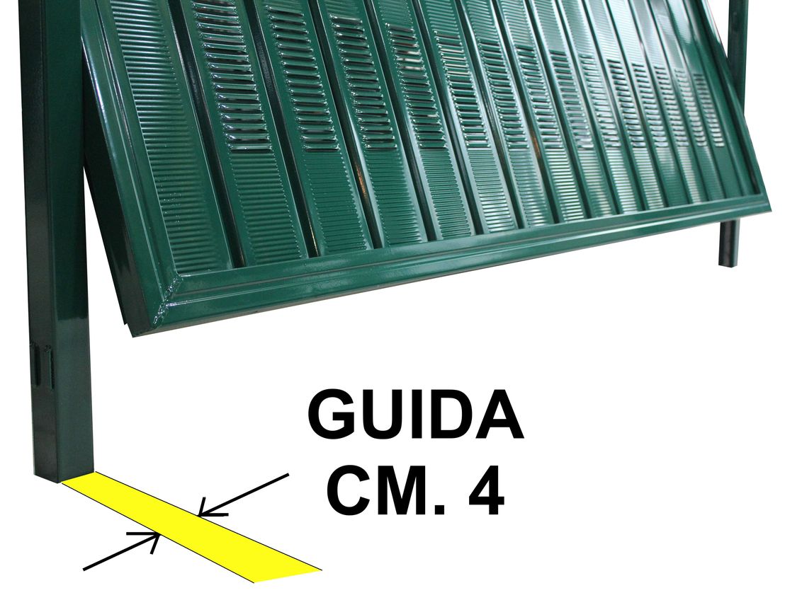 Porta basculante Salvaspecchietti® per garage, senza contrappesi, con ...