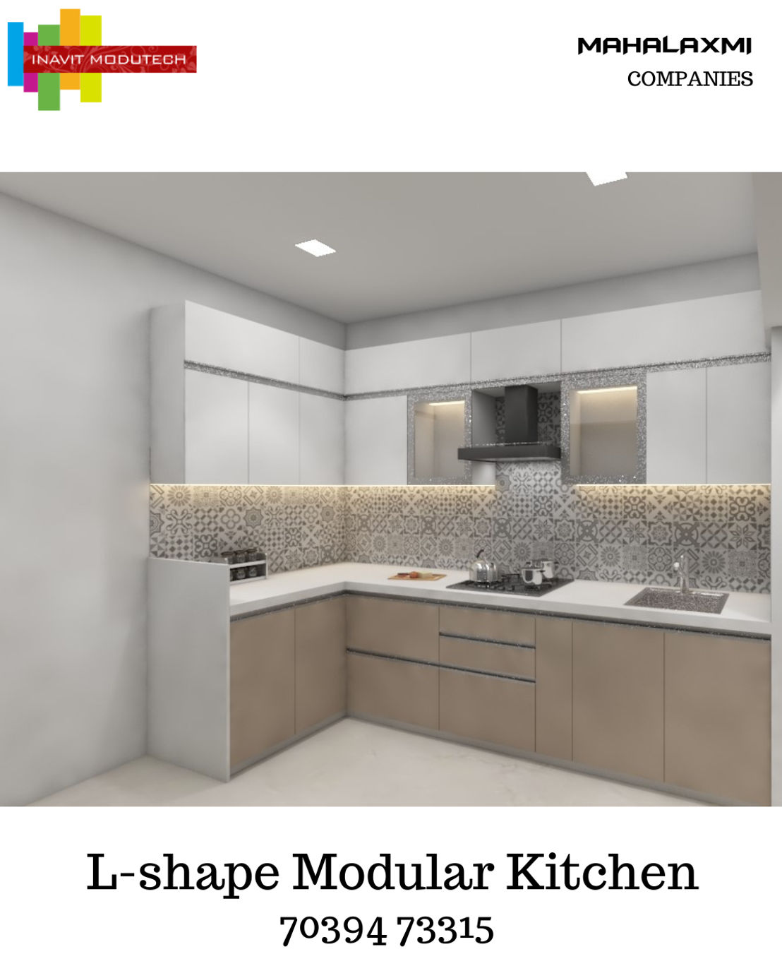 L-shape Modular Kitchen Design - Inavit Modutech Pvt.Ltd. | homify