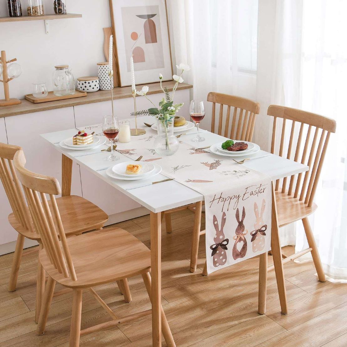 Happy Easter towel table | homify