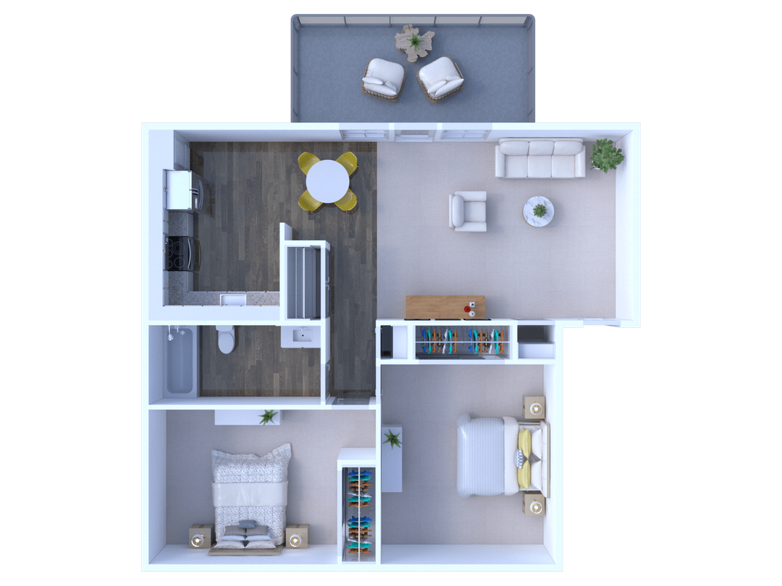SketchUp 3D Floor Plans Rendered with V-Ray | homify