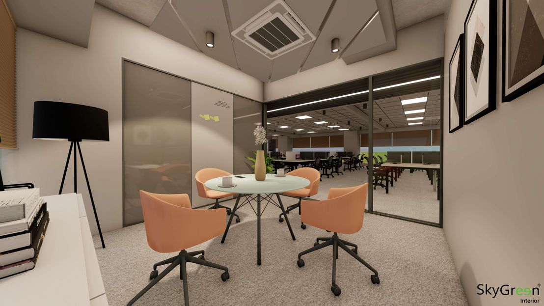 8500 Sq.ft. IT Commerical Office | SkyGreen Interior | homify