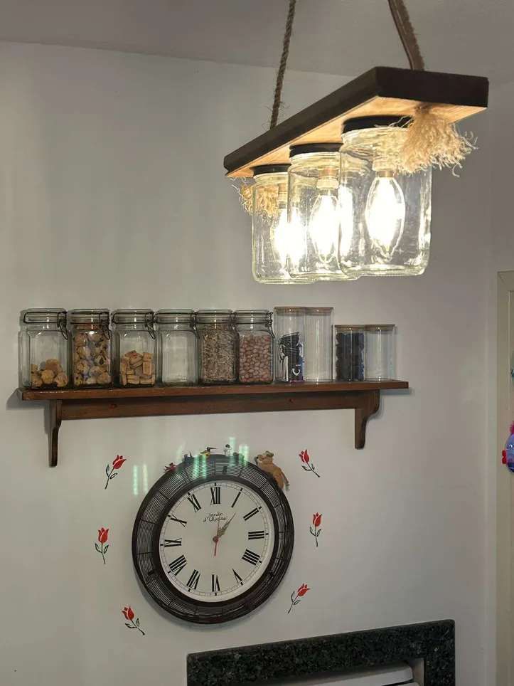 Fabuloso Upcycling DIY l Como Fazer um Candeeiro a Partir de Frascos de ...