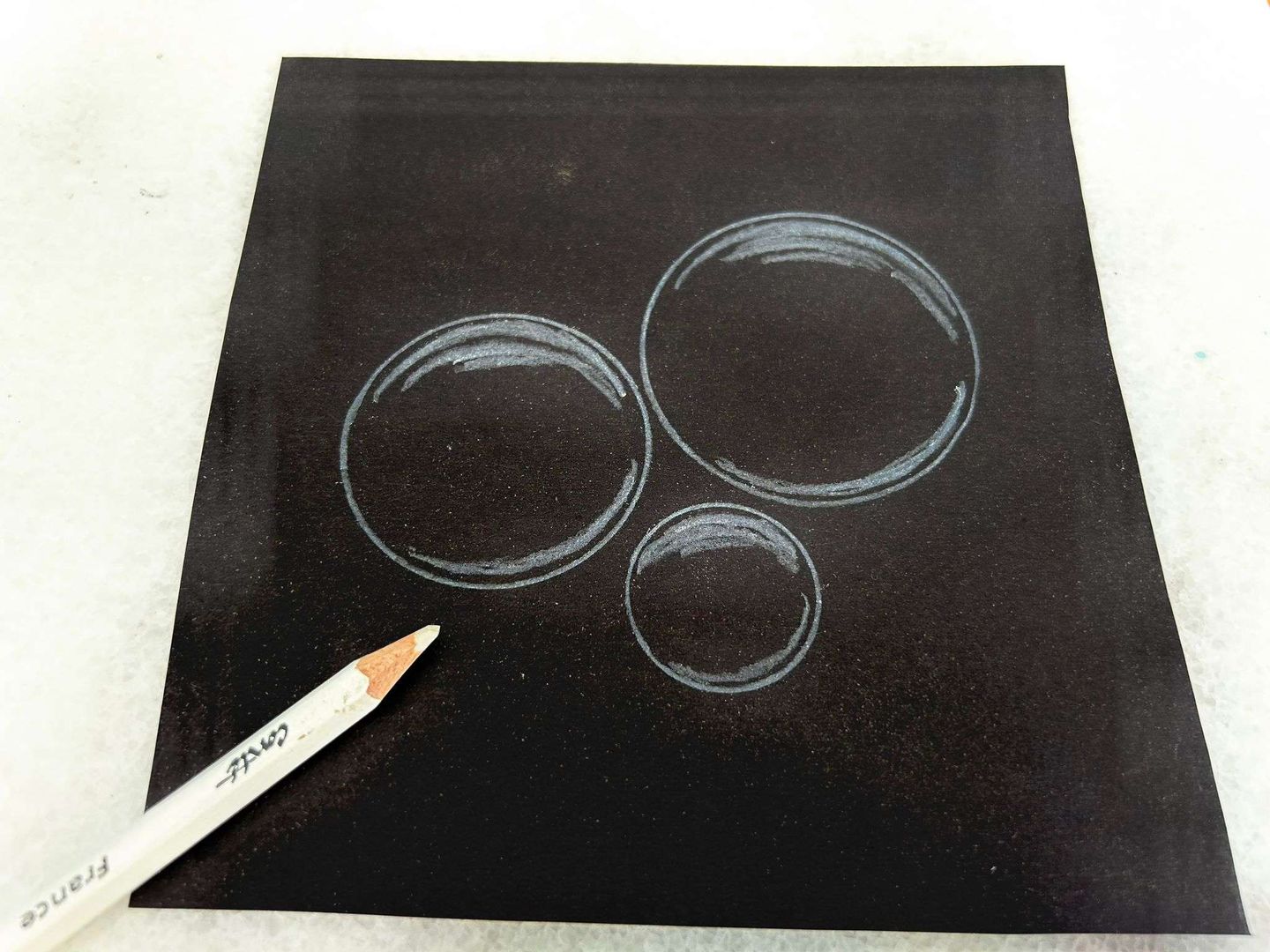 How To Draw Bubbles With Pencil