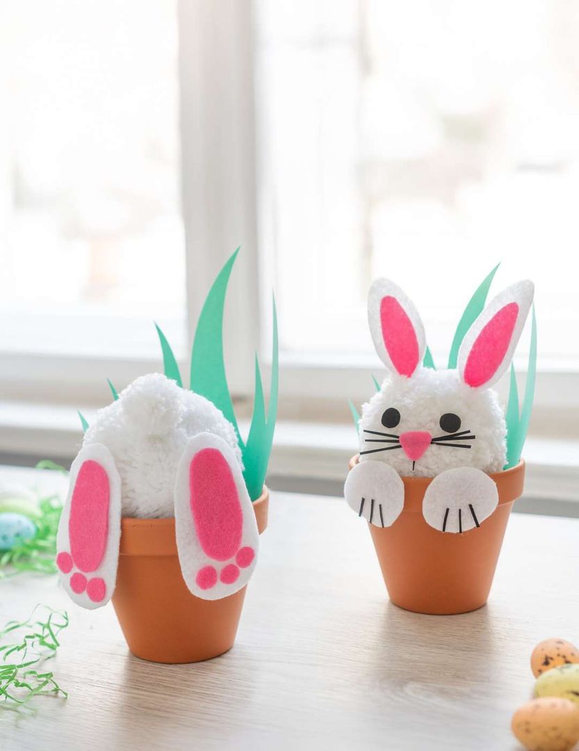 Osterbasteln: DIY-Hasen im Topf selbst gestalten | homify