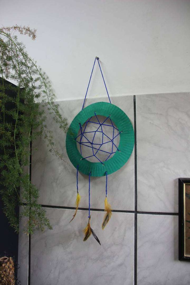 Apanhador de sonhos com prato de papel em 11 etapas DIY | homify