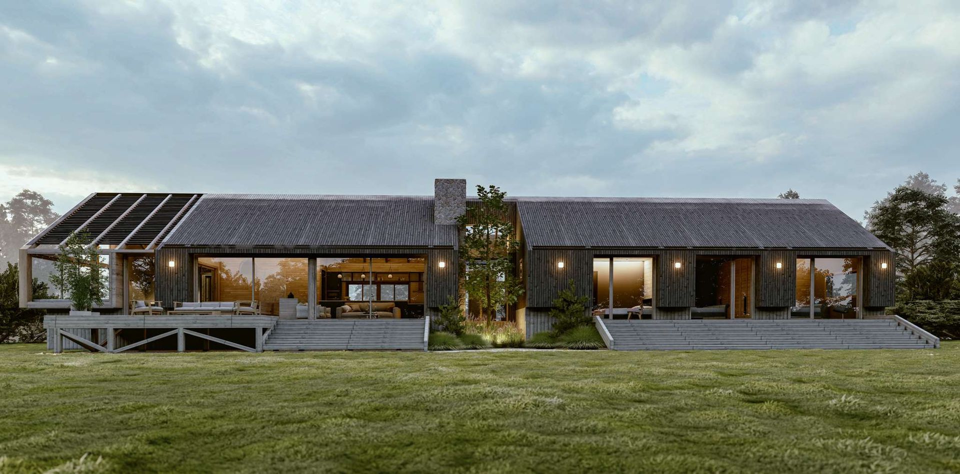 Perfecta integración con la Naturaleza en la Casa Zócalo | homify