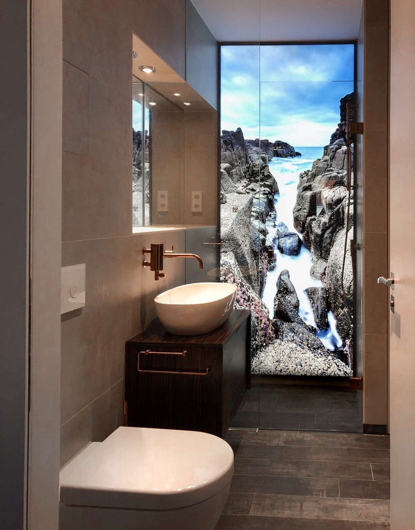 Mit Leuchtbildern im Badezimmer wirkungsvolle Akzente setzen | homify