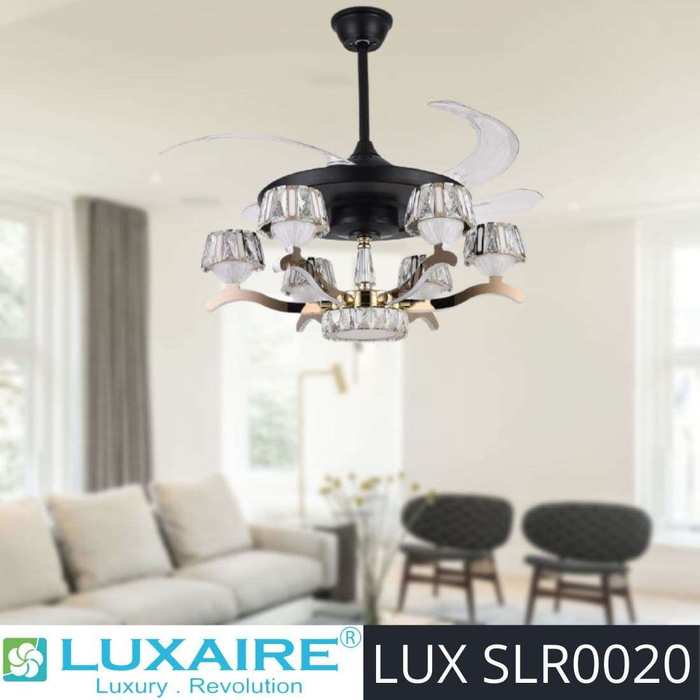 Rose gold chandelier ceiling fans for living & drawing rooms. | homify