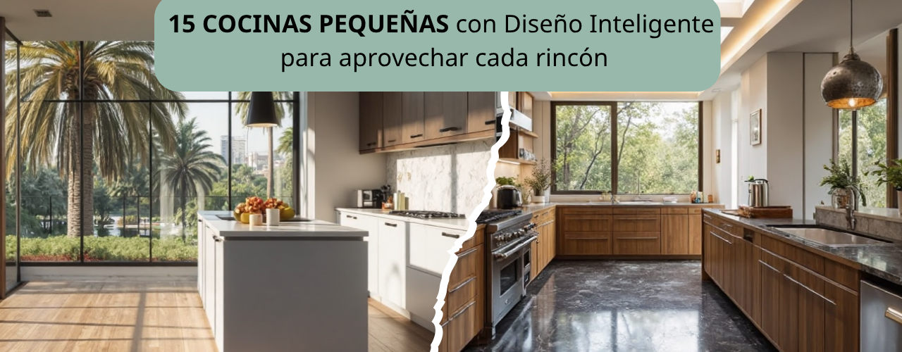 15 Cocinas Pequeñas con Diseño Inteligente para aprovechar cada rincón | homify